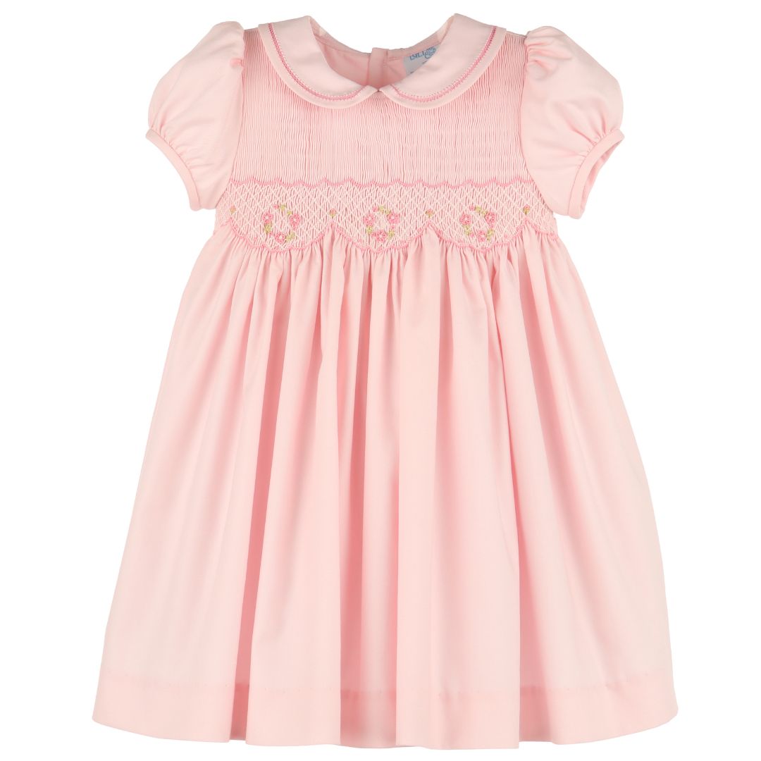 Pink smocked dress – Luli and Me - Alexas Little Boutique